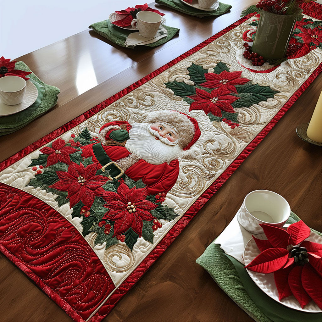 Santa Claus Quilted Table Runner QFTO5011001 – Custom Gifts Design