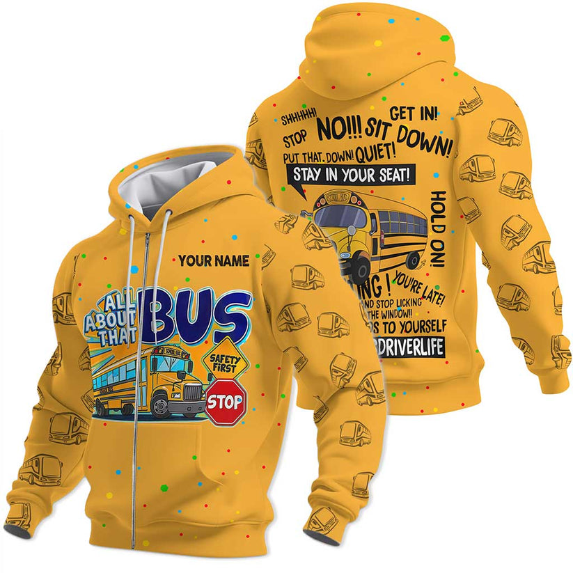 Personalized School Bus Driver Shirts NPND5120901 – Custom Gifts Design