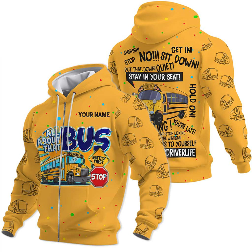 Personalized School Bus Driver Shirts NPND5120901 – Custom Gifts Design